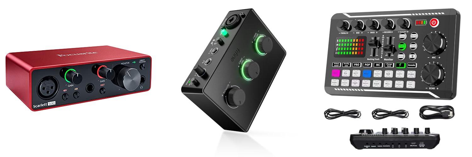 Top 5 Audio Interfaces With Mixer For Music Production