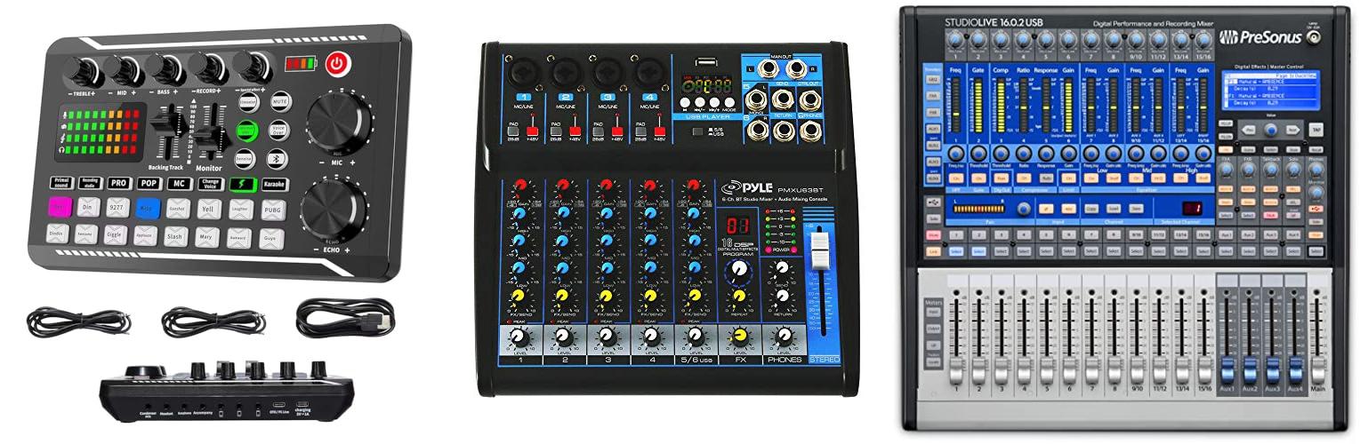 5 Best Audio Mixers for Live Shows: Your Buying Guide Inside!