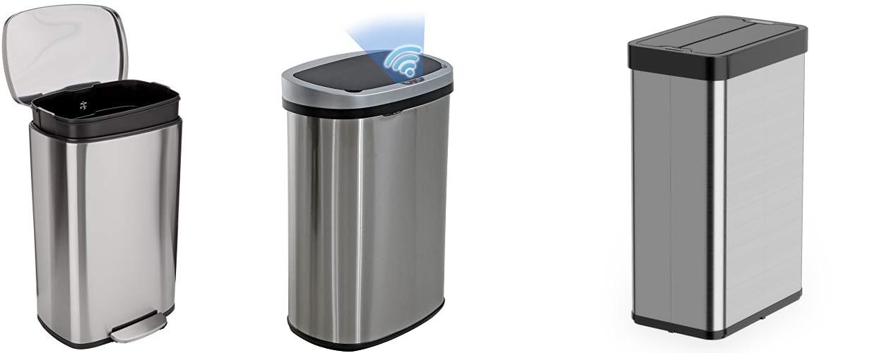Top 5 Stainless Steel Kitchen Trash Cans Reviewed